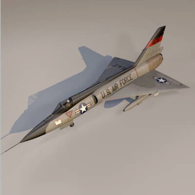 Convair F-106A Delta Dart 3D Model by ChipBassChaos