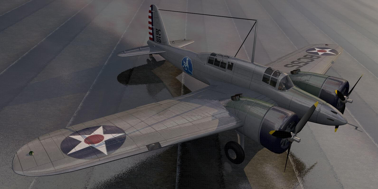 Curtiss A-18 Shrike II 3D Model by ChipBassChaos