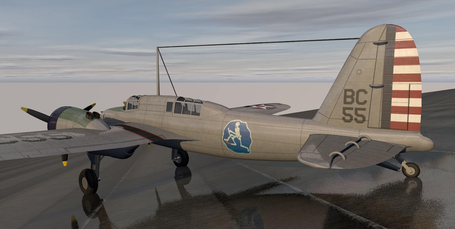 Curtiss A-18 Shrike II 3D Model by ChipBassChaos