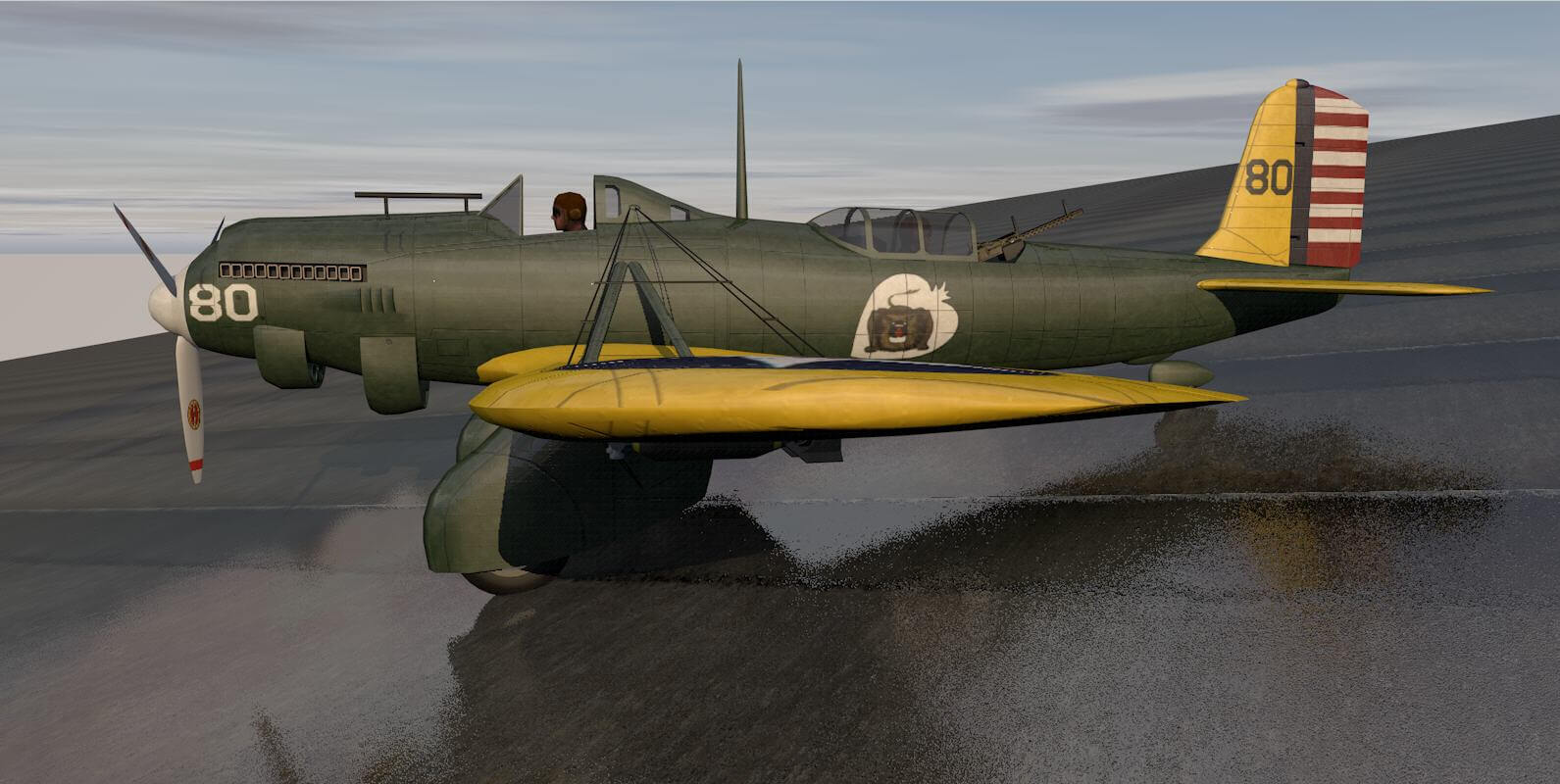 Curtiss A-8 Shrike 3D Model by ChipBassChaos