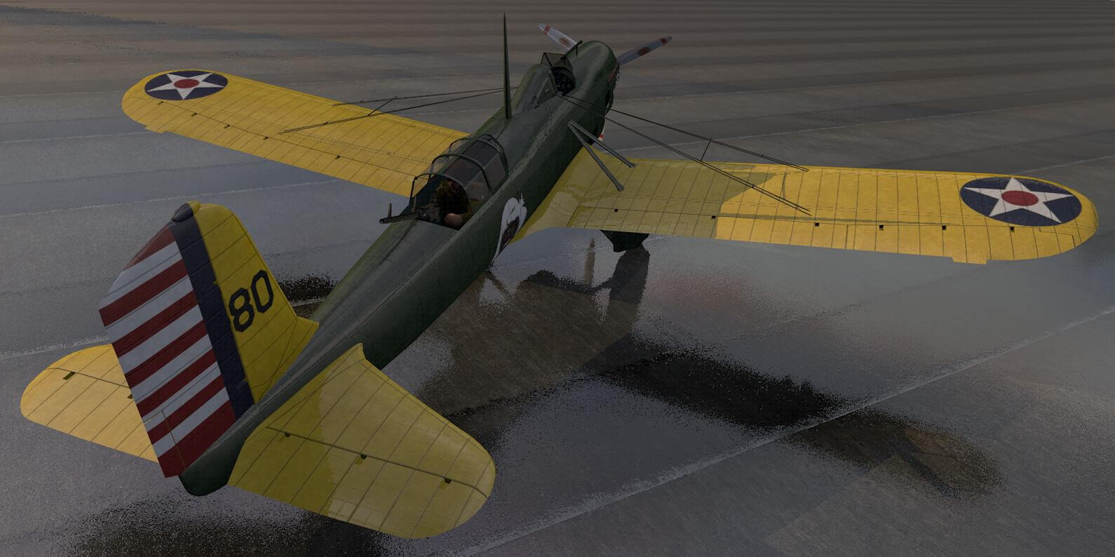Curtiss A-8 Shrike 3D Model by ChipBassChaos