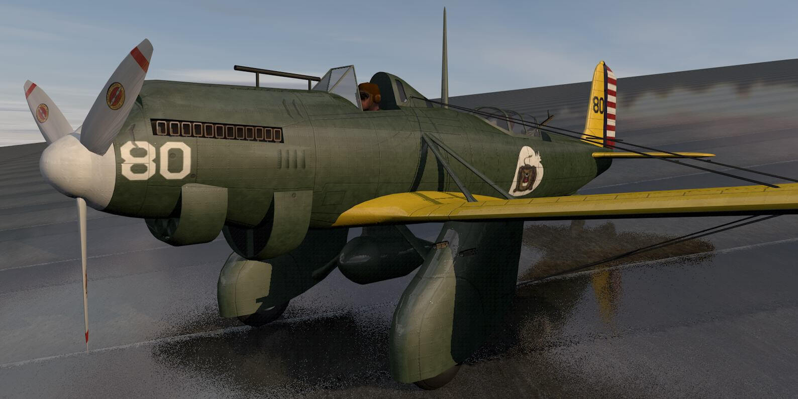 Curtiss A-8 Shrike 3D Model by ChipBassChaos