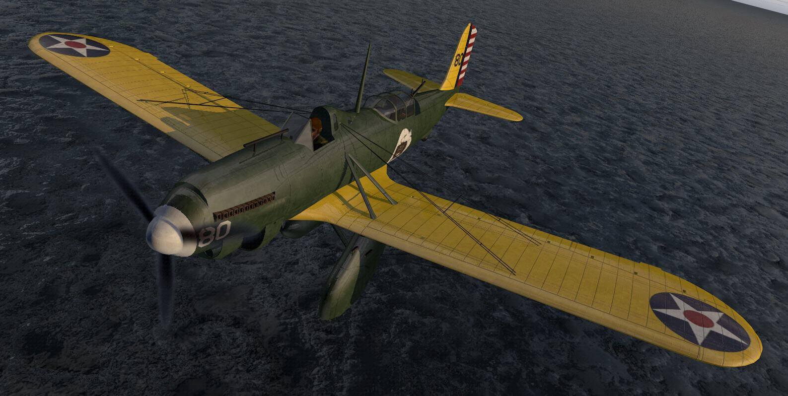 Curtiss A-8 Shrike 3D Model by ChipBassChaos