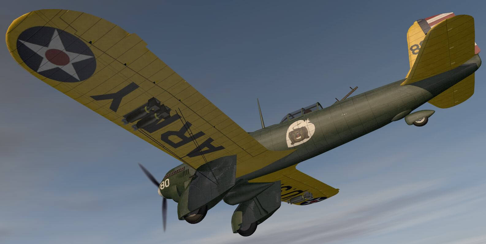 Curtiss A-8 Shrike 3D Model by ChipBassChaos
