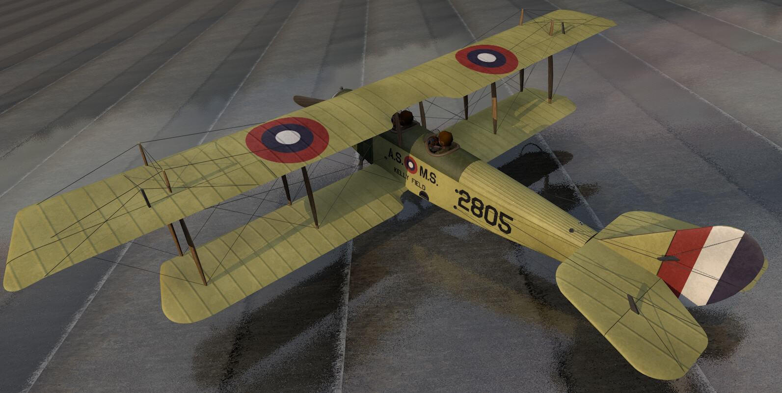 Curtiss-JN-4D Jenny 3D Model by ChipBassChaos