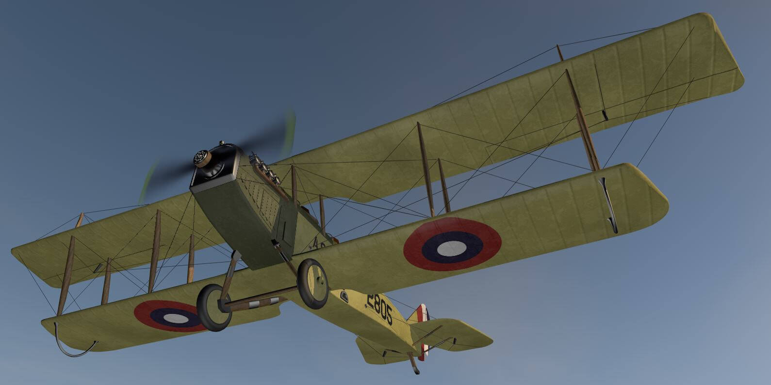 Curtiss-JN-4D Jenny 3D Model by ChipBassChaos