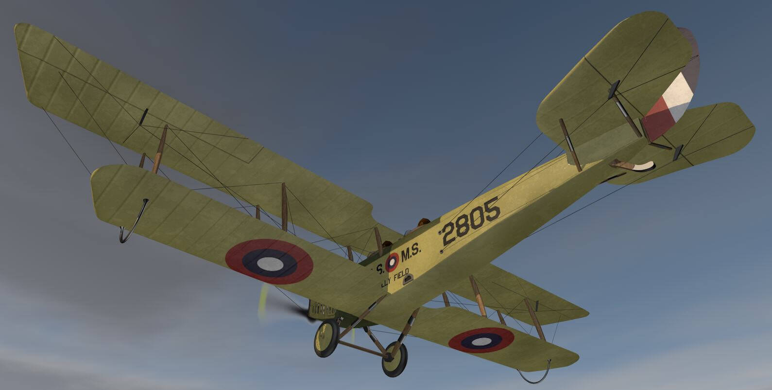 Curtiss-JN-4D Jenny 3D Model by ChipBassChaos