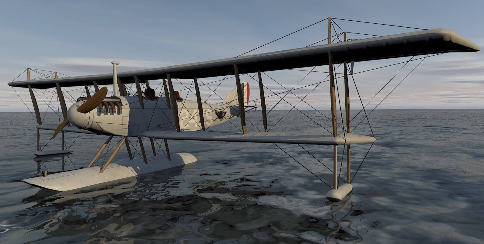 Curtiss N-9H Floatplane 3D Model by ChipBassChaos