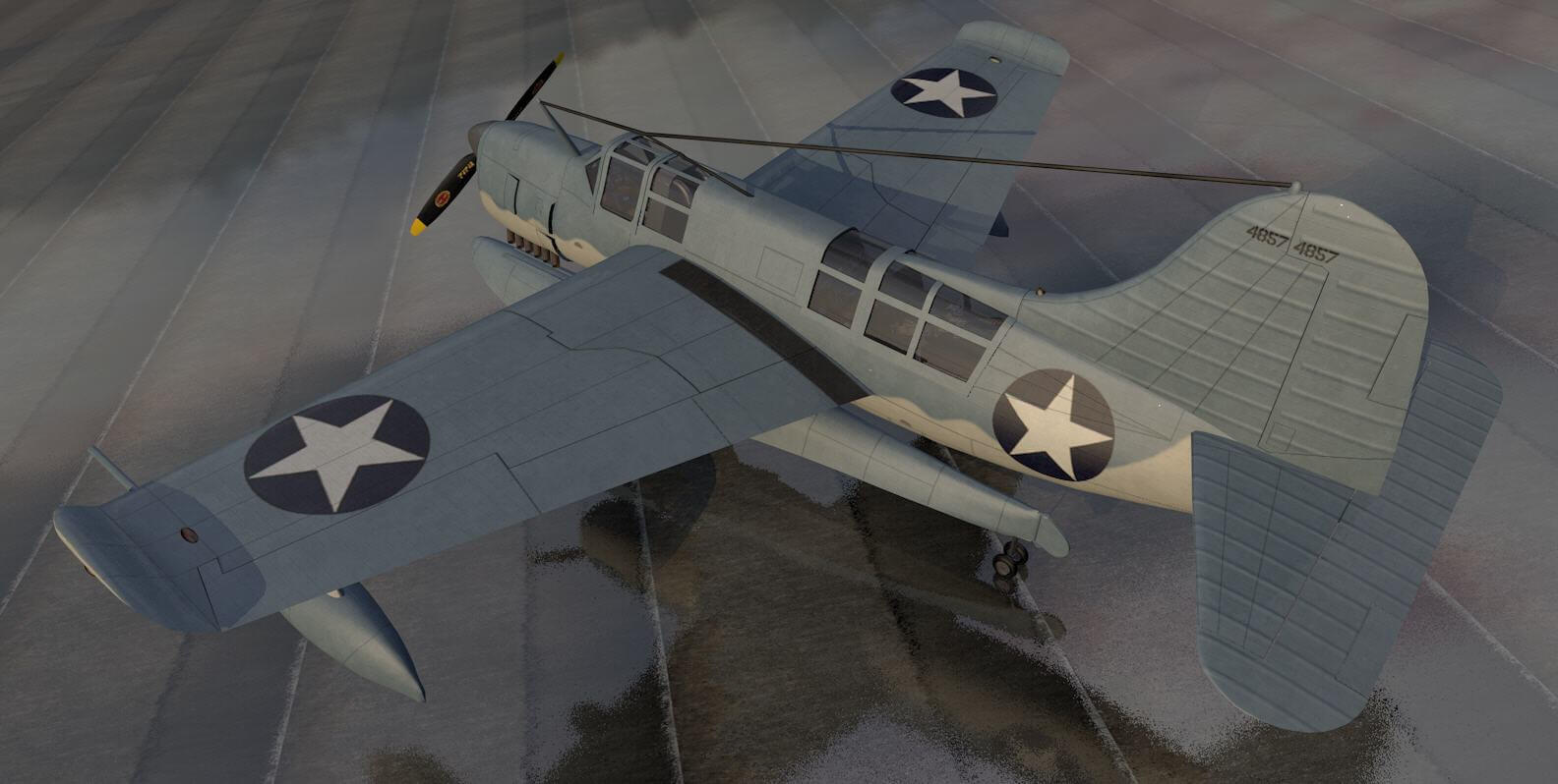Curtiss SO3C-1 Seamew 3D Model by ChipBassChaos