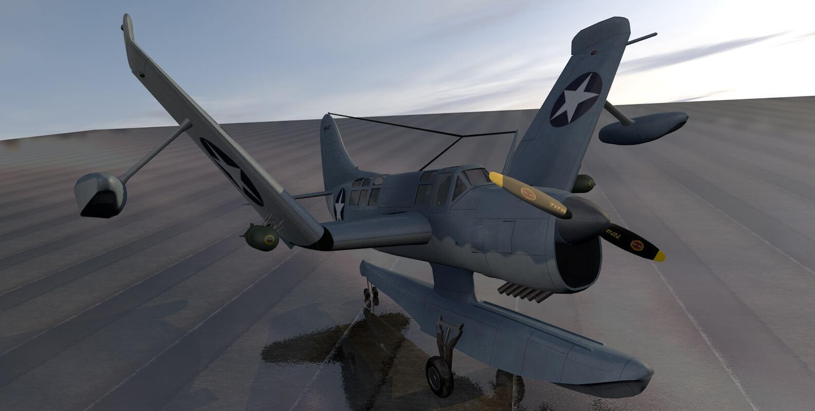 Curtiss SO3C-1 Seamew 3D Model by ChipBassChaos