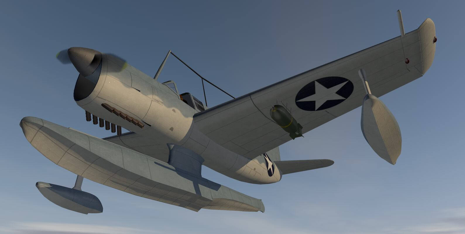 Curtiss SO3C-1 Seamew 3D Model by ChipBassChaos