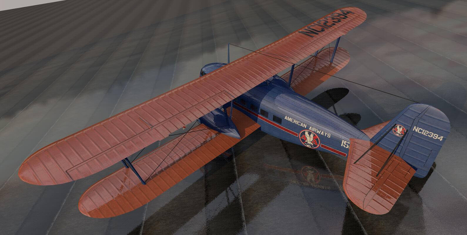 Curtiss T-32 Condor II 3D Model by ChipBassChaos