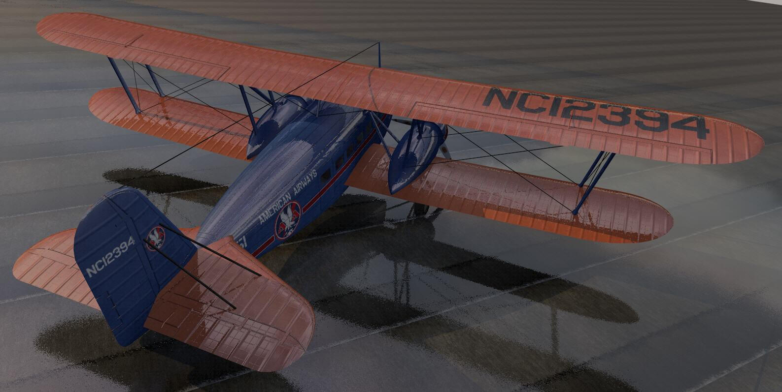 Curtiss T-32 Condor II 3D Model by ChipBassChaos