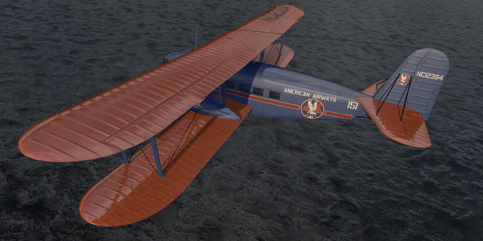 Curtiss T-32 Condor II 3D Model by ChipBassChaos