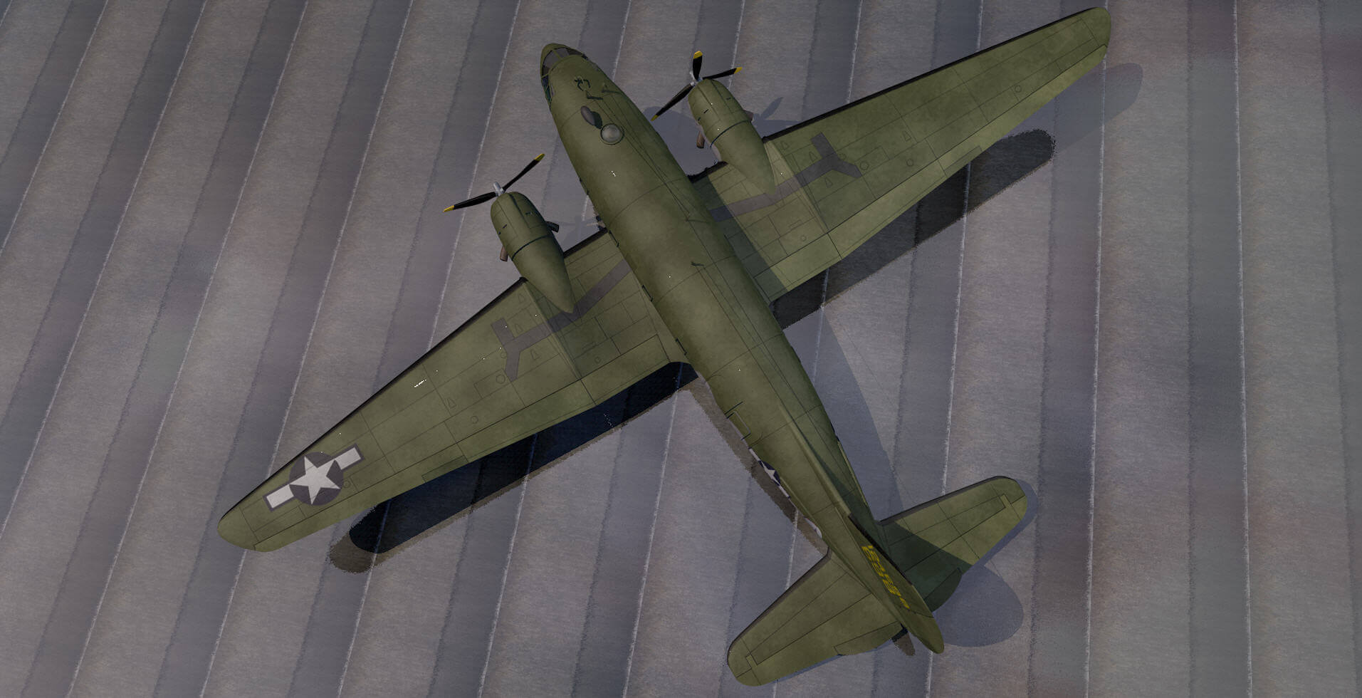 Curtiss-Wright C-46 Commando 3D Model by ChipBassChaos