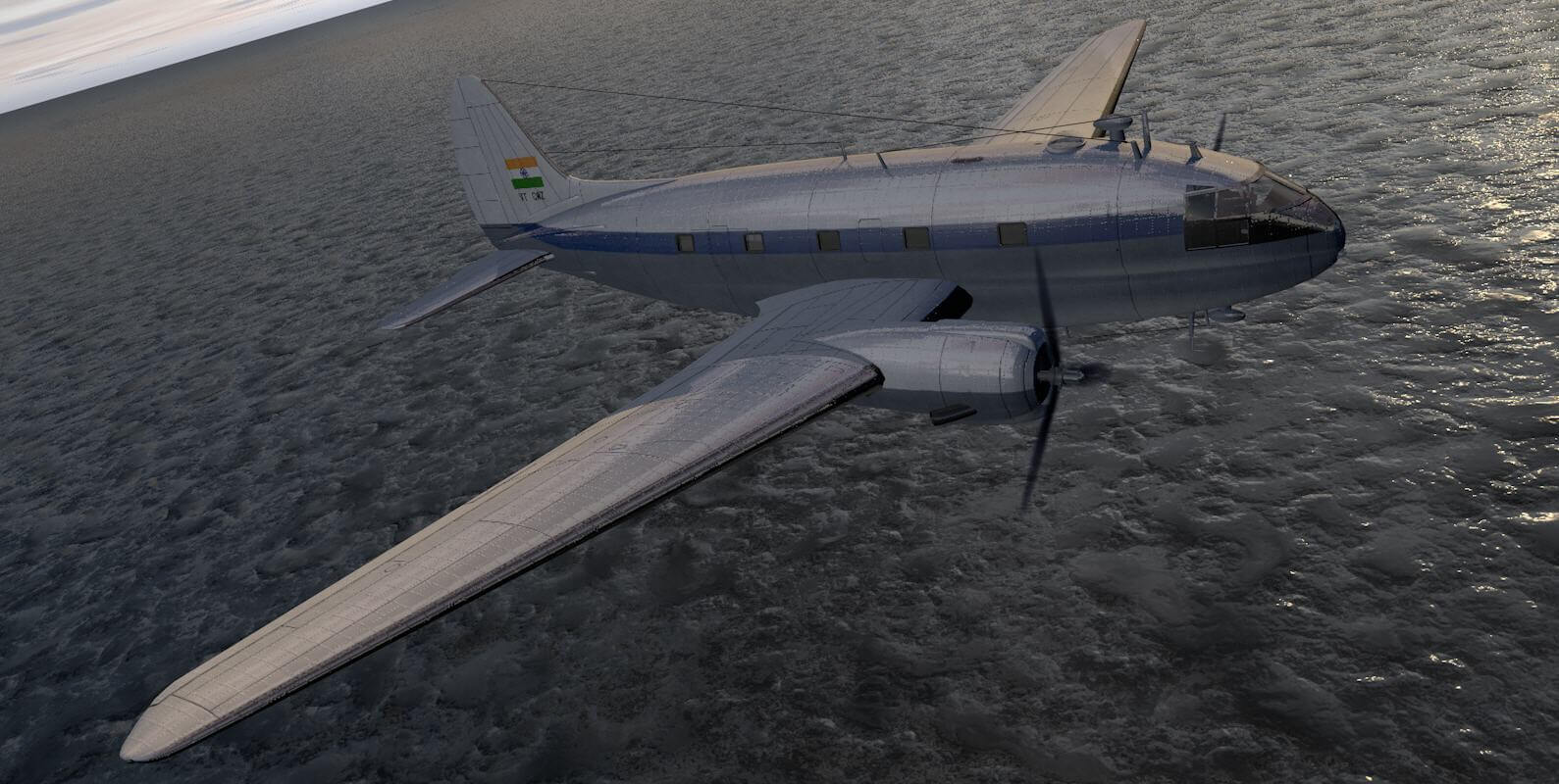 Curtiss-Wright C-46 Commando 3D Model by ChipBassChaos