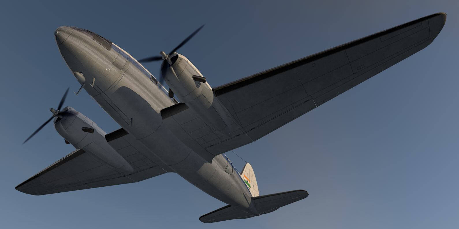 Curtiss-Wright C-46 Commando 3D Model by ChipBassChaos