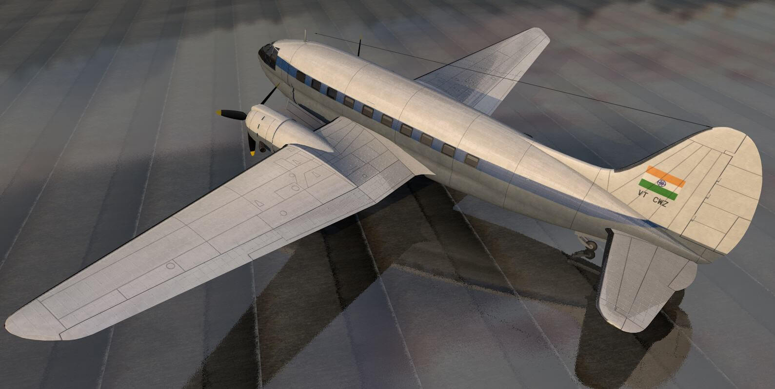 Curtiss Wright CW-20 Airliner 3D Model by ChipBassChaos