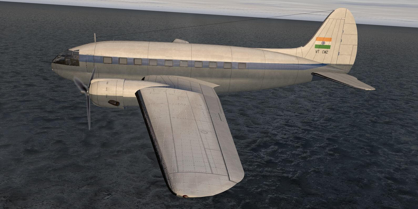 Curtiss Wright CW-20 Airliner 3D Model by ChipBassChaos