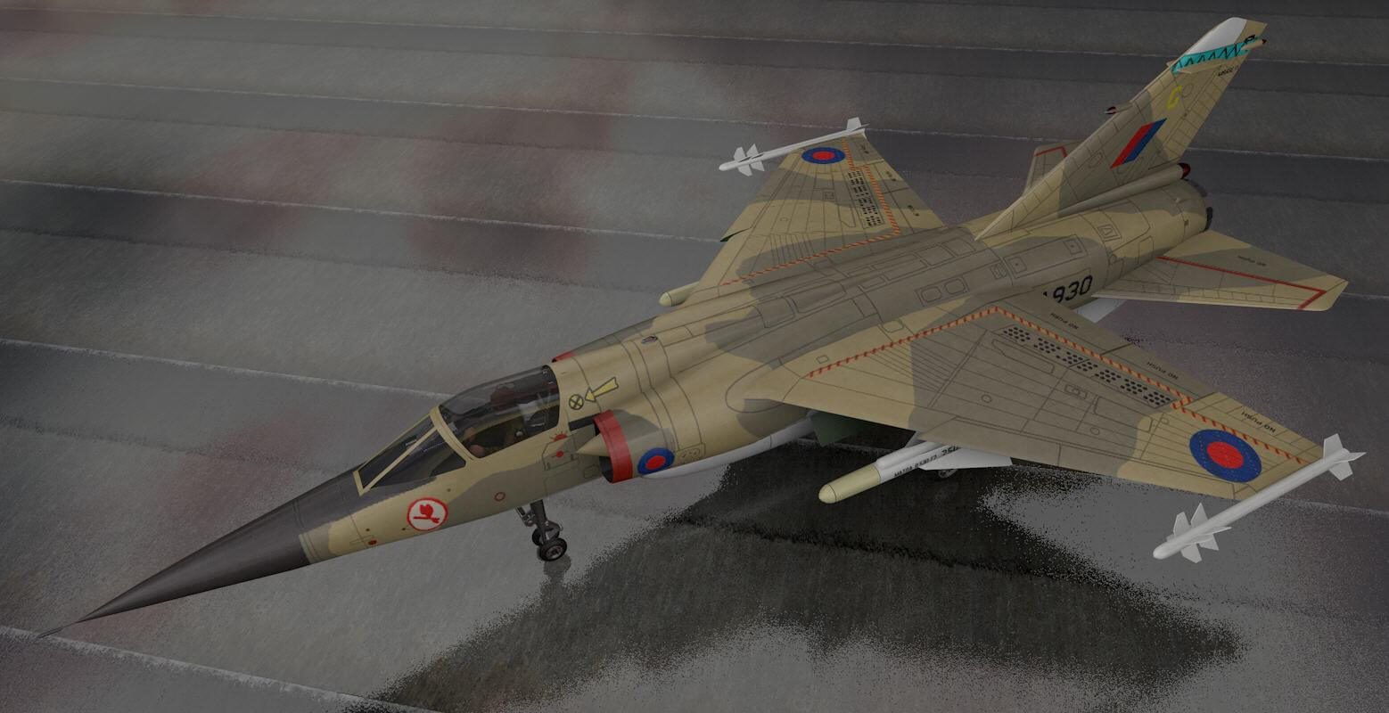 Dassault Mirage F1 - 3D Model by ChipBassChaos