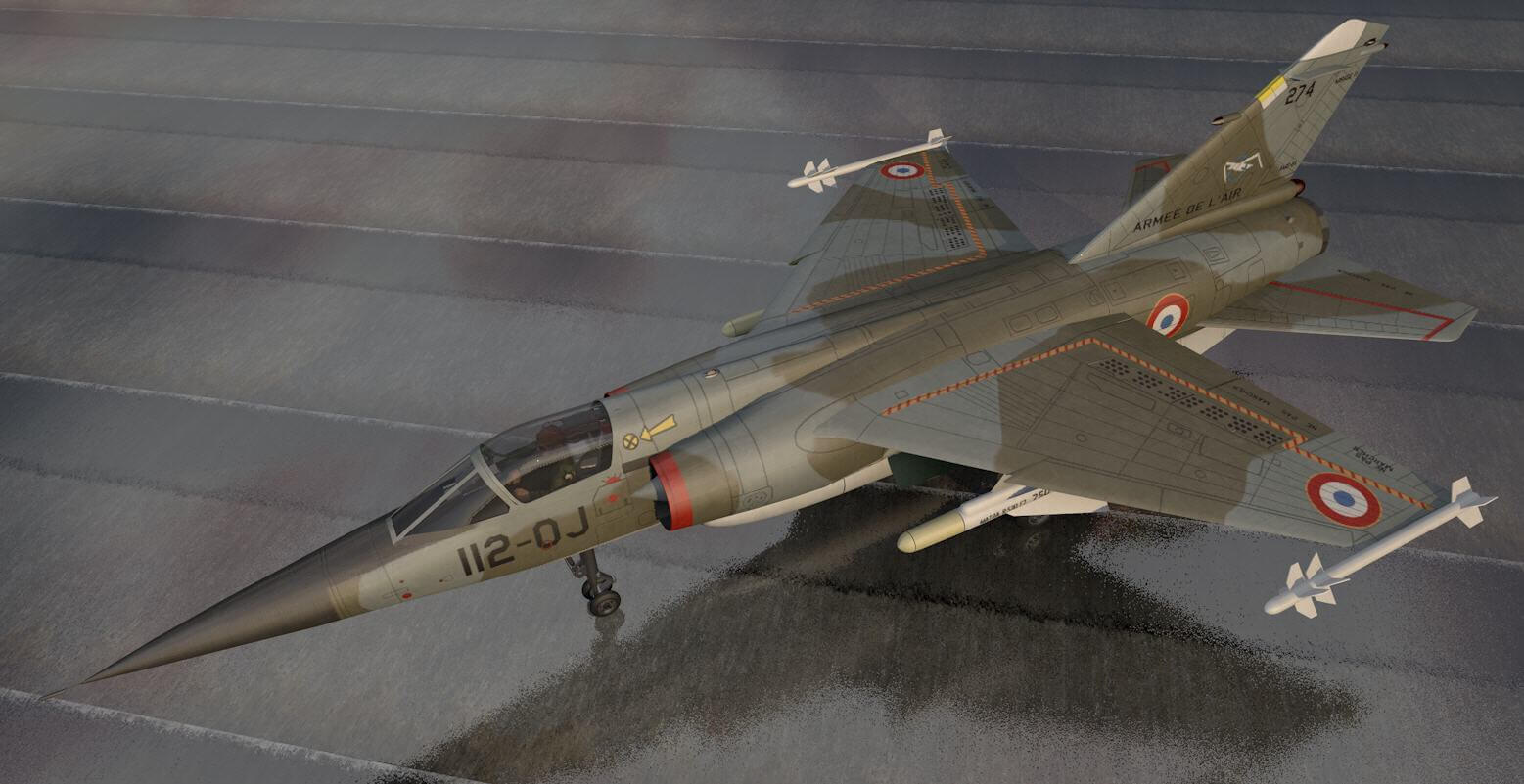 Dassault Mirage F1 - 3D Model by ChipBassChaos