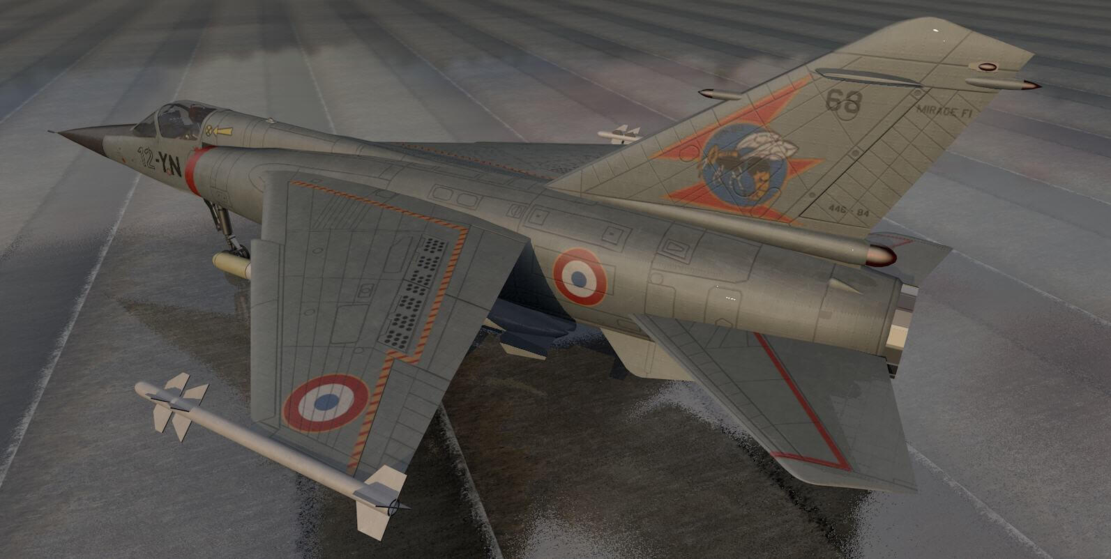 Dassault Mirage F1 - 3D Model by ChipBassChaos