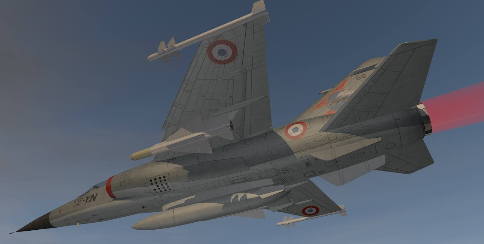 Dassault Mirage F1 - 3D Model by ChipBassChaos