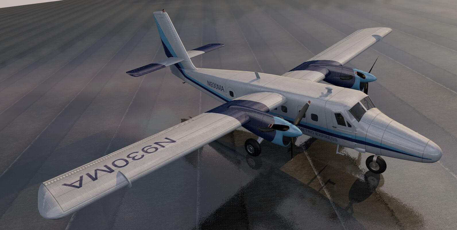 De Havilland Canada DHC-6 Twin Otter 3D Model by ChipBassChaos