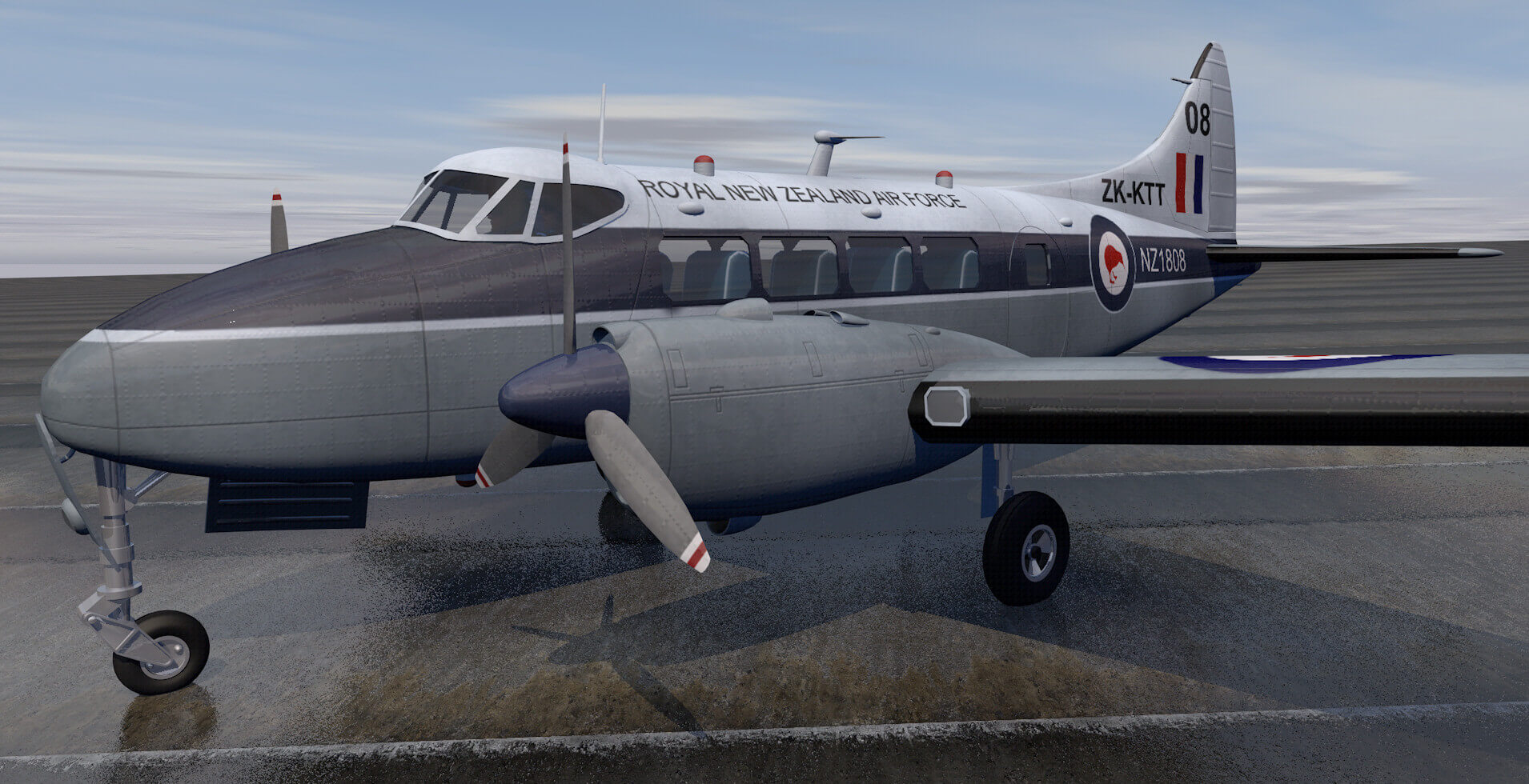 De Havilland DH-104 Dove 3D Model by ChipBassChaos