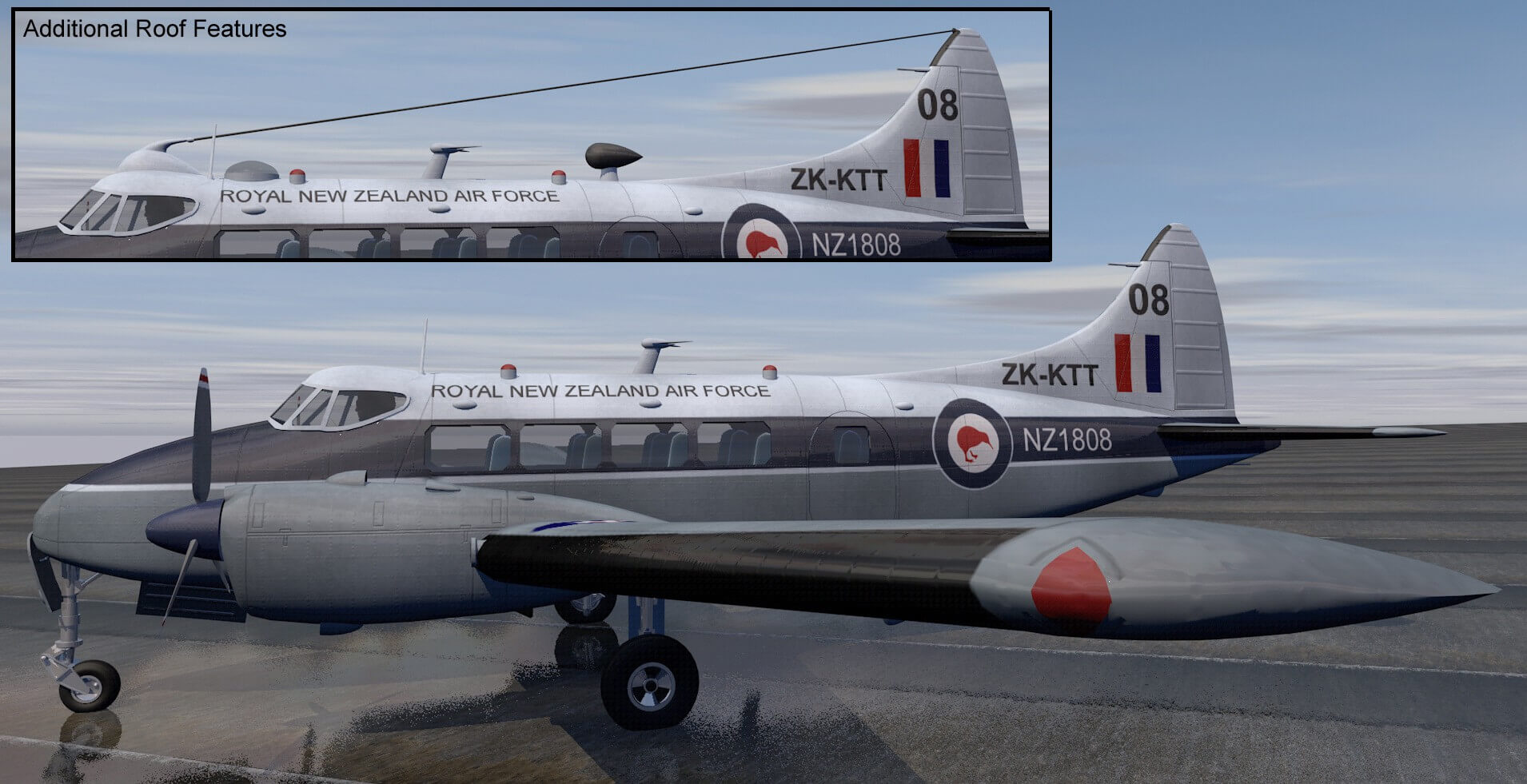 De Havilland DH-104 Dove 3D Model by ChipBassChaos