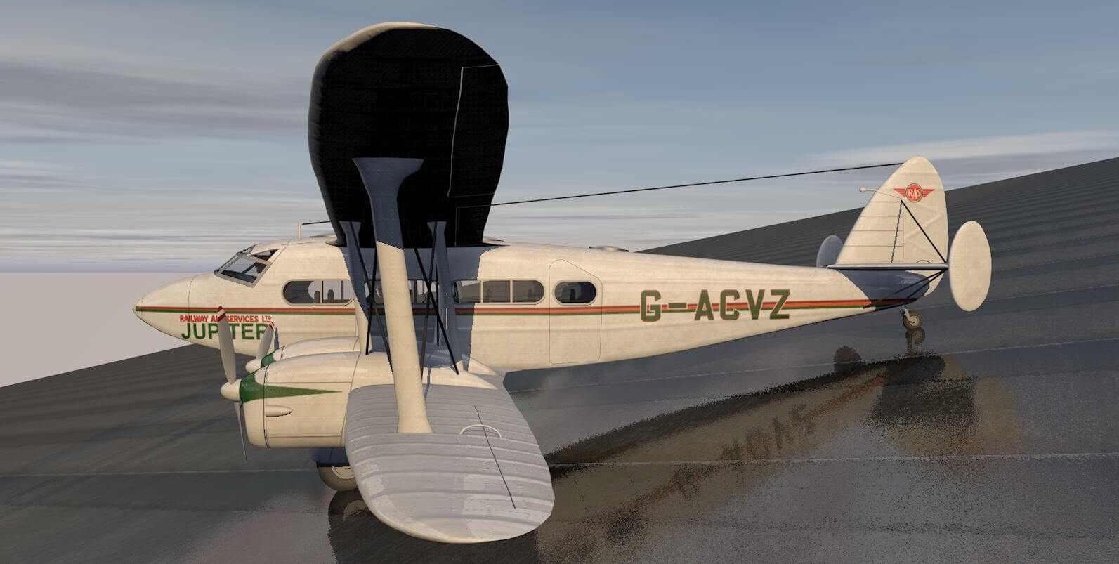 De Havilland DH-86 Express 3D Model by ChipBassChaos