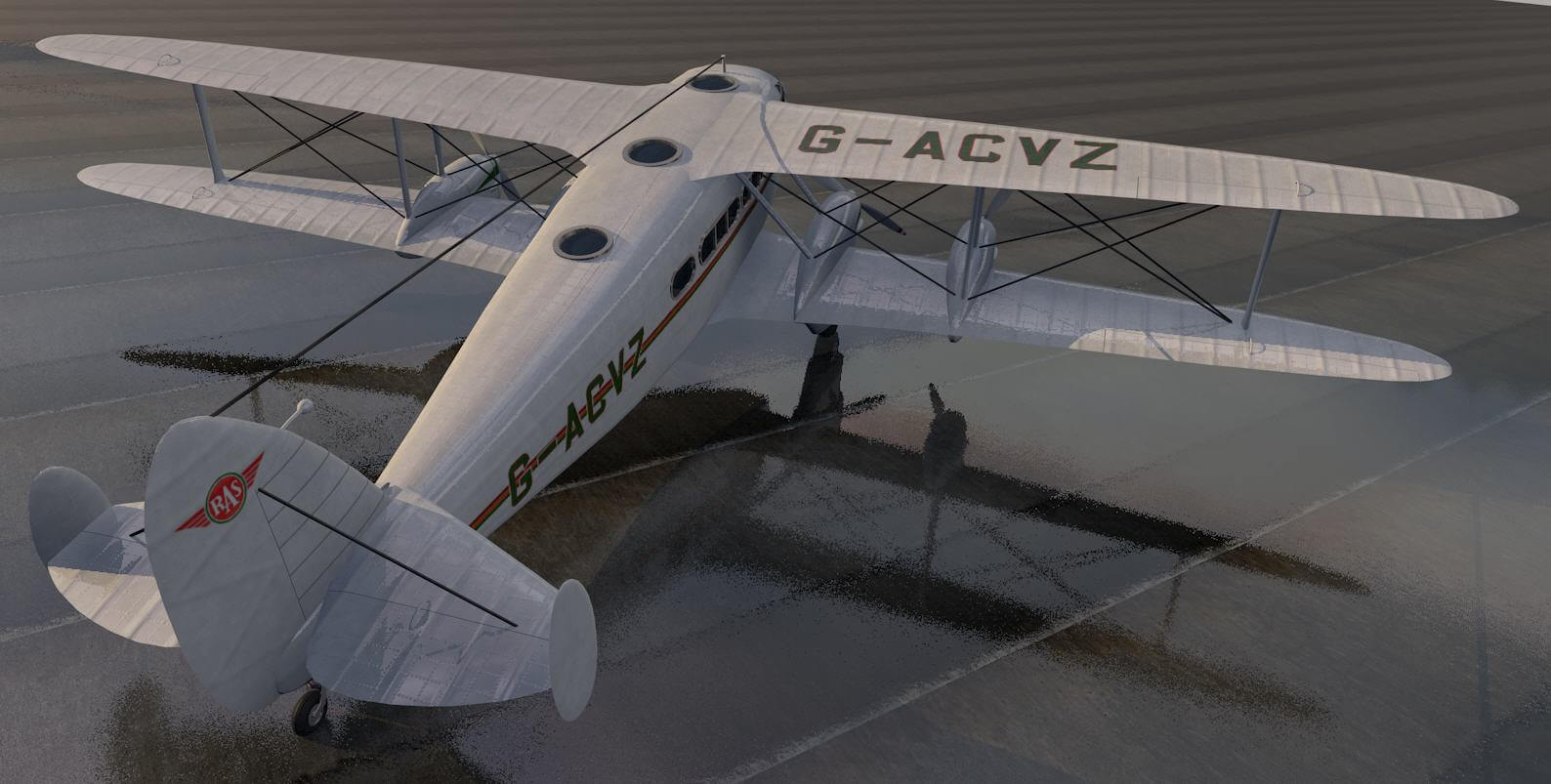 De Havilland DH-86 Express 3D Model by ChipBassChaos