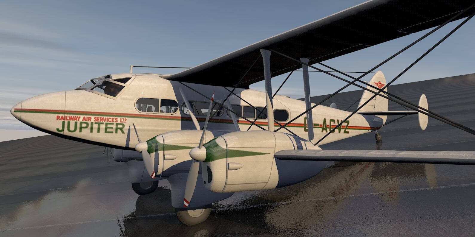 De Havilland DH-86 Express 3D Model by ChipBassChaos