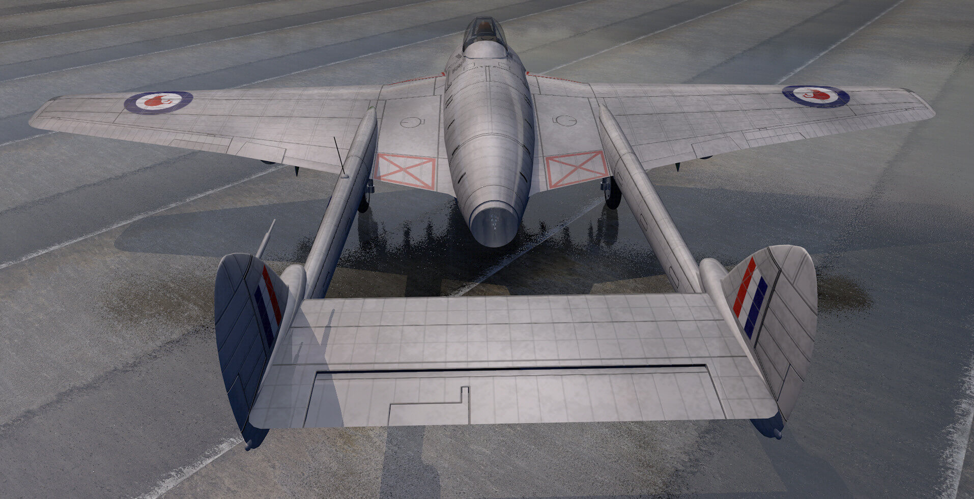 DeHavilland DH-100 Vampire Fb MK-5 3D Model by ChipBassChaos