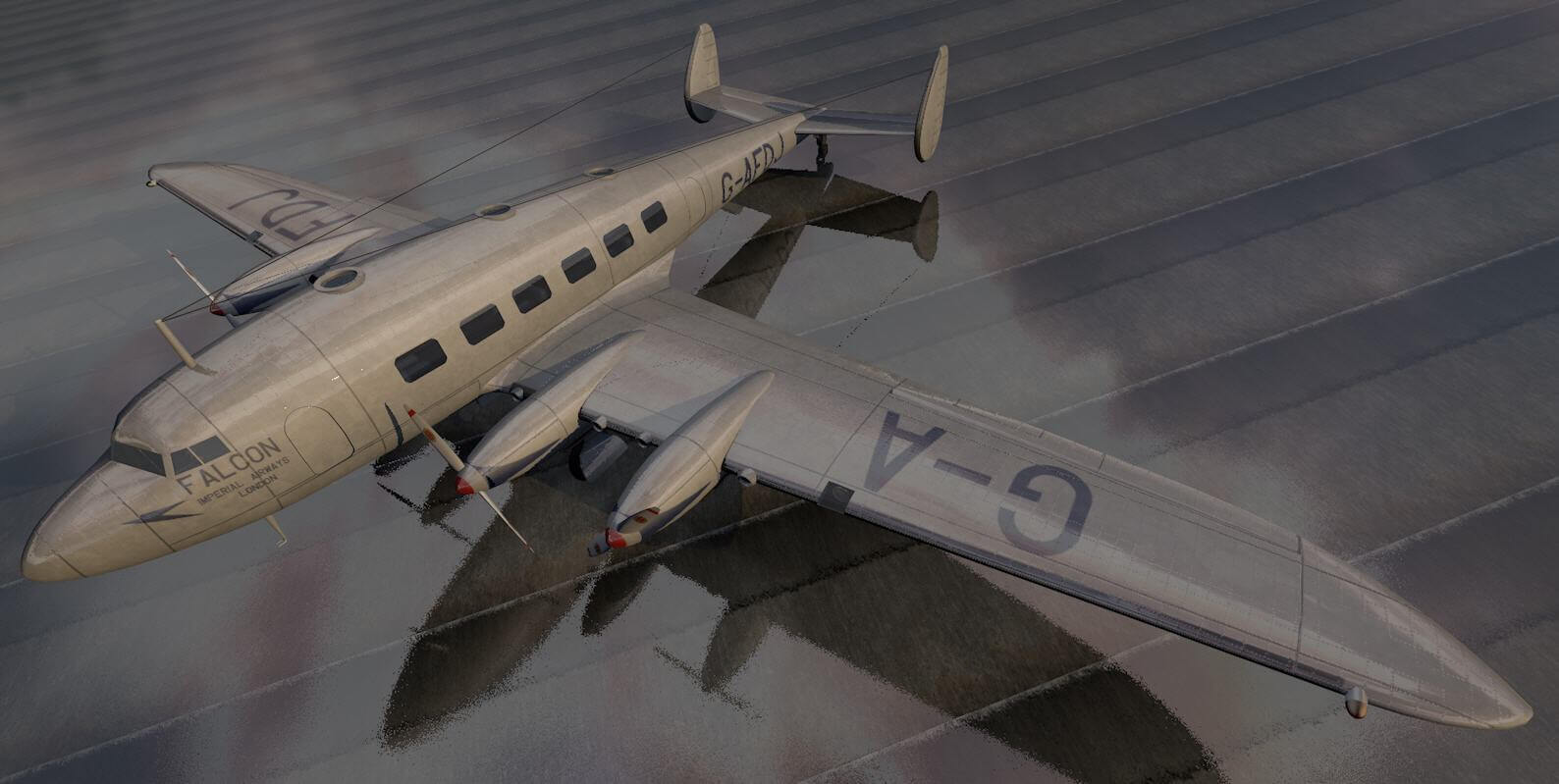 DeHavilland DH-91 Albatross 3D Model by ChipBassChaos