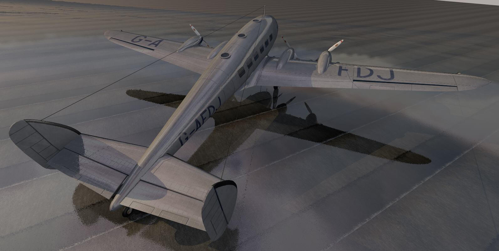 DeHavilland DH-91 Albatross 3D Model by ChipBassChaos
