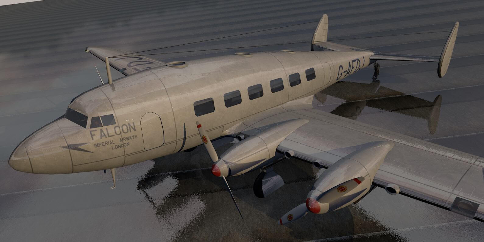 DeHavilland DH-91 Albatross 3D Model by ChipBassChaos