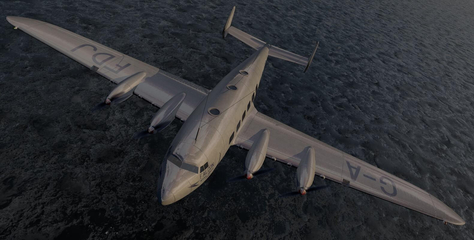 DeHavilland DH-91 Albatross 3D Model by ChipBassChaos