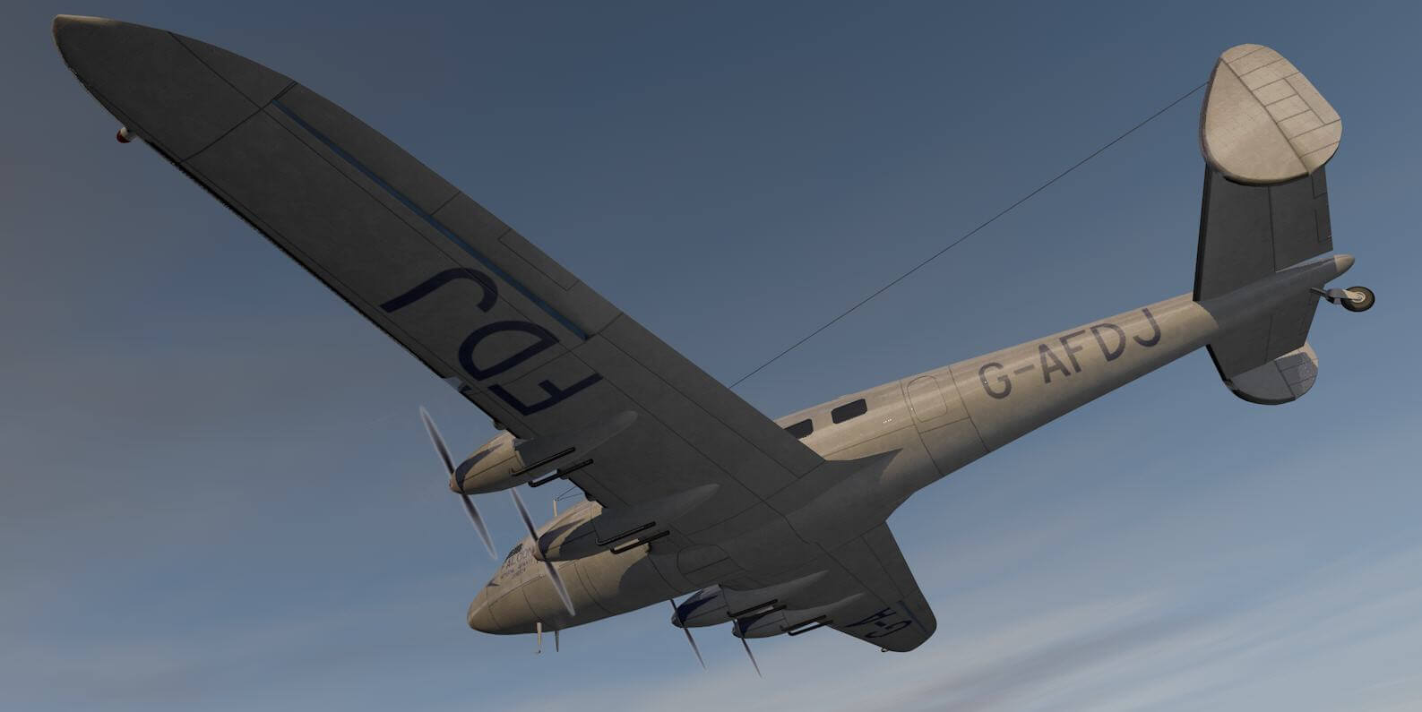 DeHavilland DH-91 Albatross 3D Model by ChipBassChaos