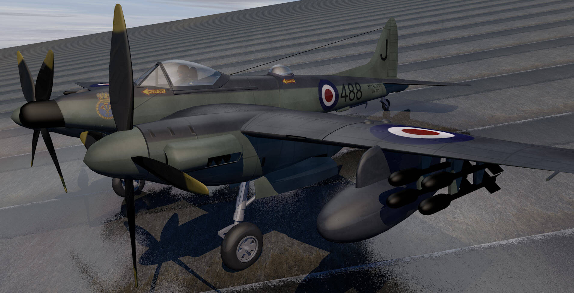 Hornet F1 Plane