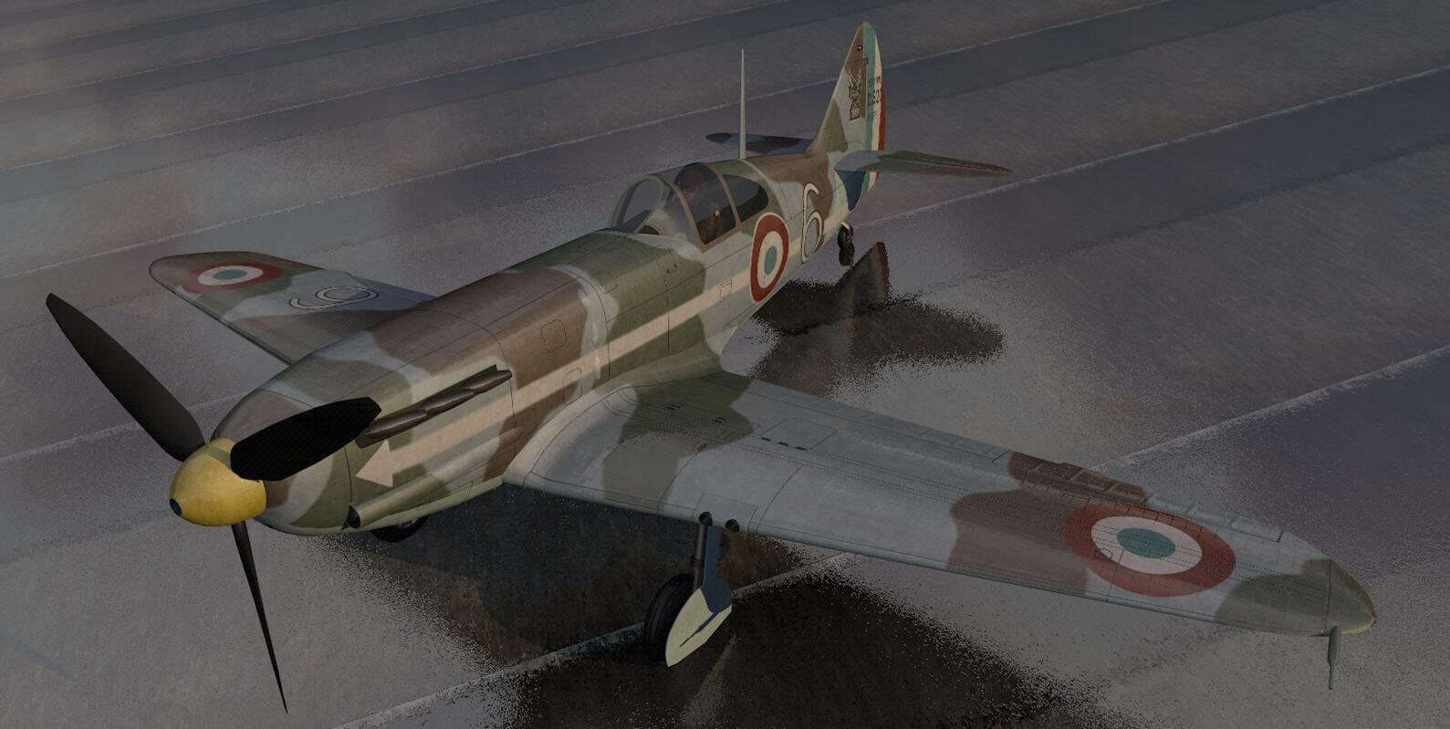 Dewoitine D-520 3D Model by ChipBassChaos