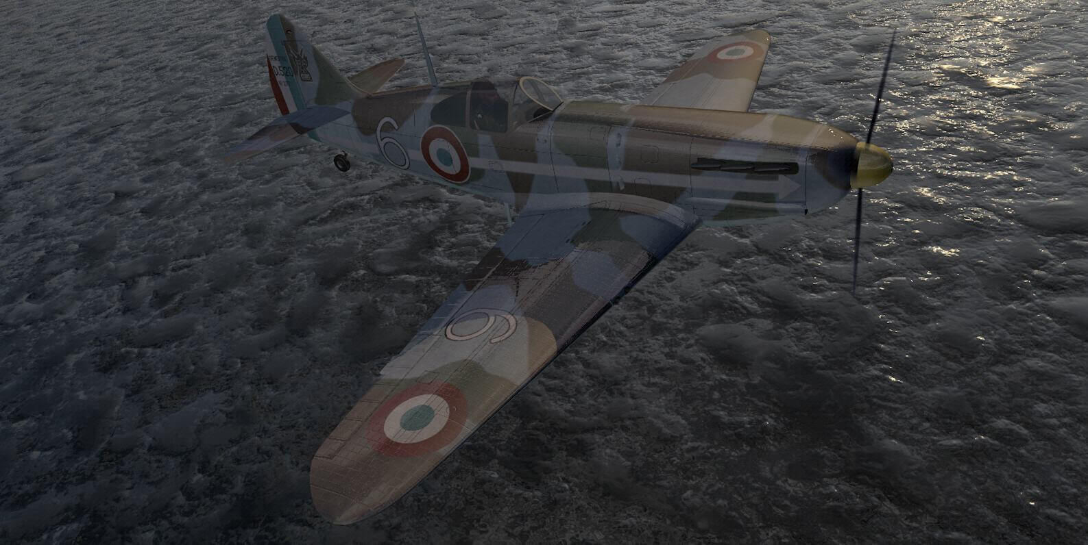 Dewoitine D-520 3D Model by ChipBassChaos