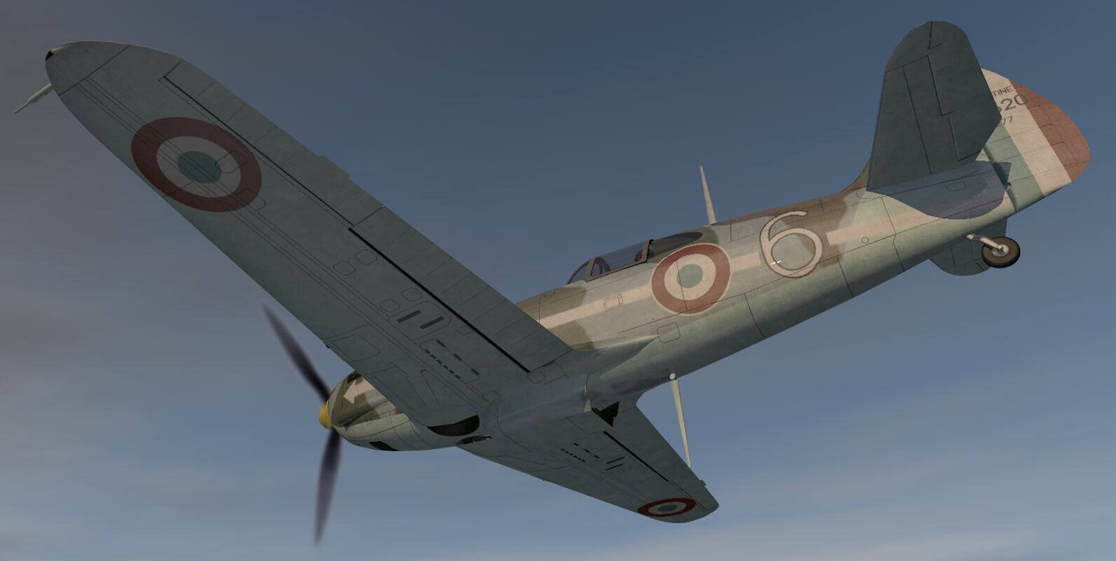 Dewoitine D-520 3D Model by ChipBassChaos