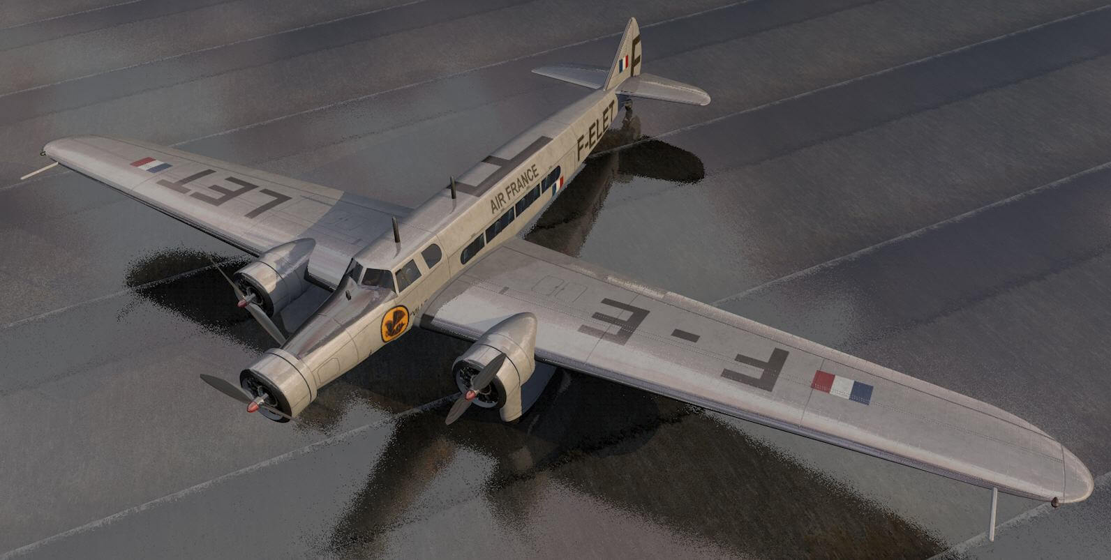 Dewoitne D.333 - 3D Model by ChipBassChaos