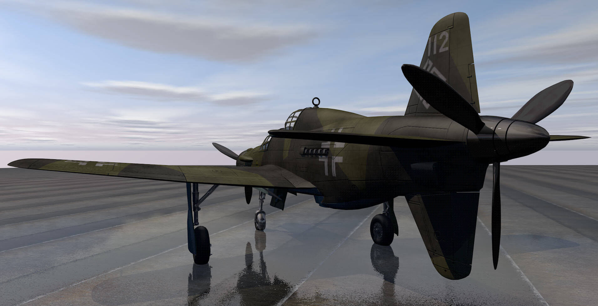 Dornier Do-335 A-12 3D Model by ChipBassChaos