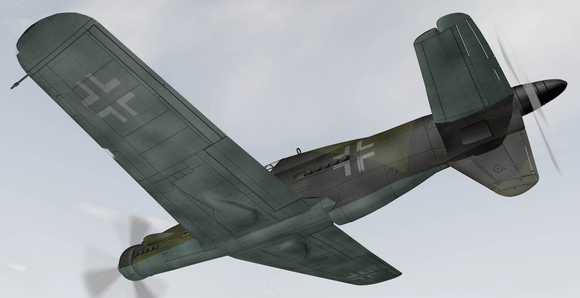 Dornier Do-335 A-12 3D Model by ChipBassChaos