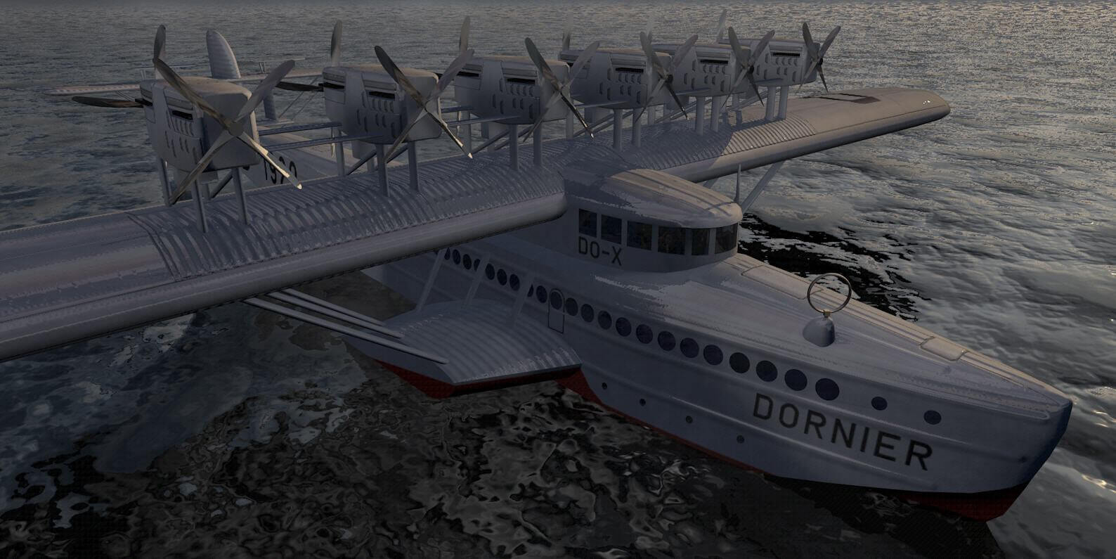 Dornier Do-X 3D Model by ChipBassChaos