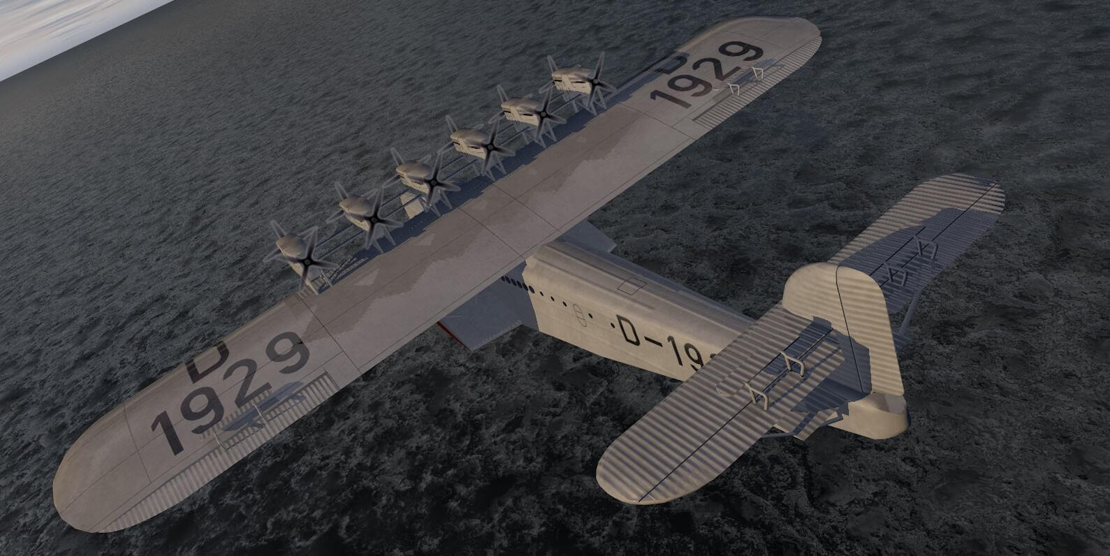 Dornier Do-X 3D Model by ChipBassChaos