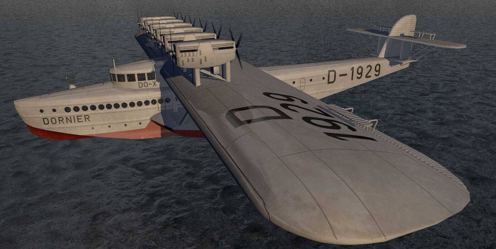 Dornier Do-X 3D Model by ChipBassChaos