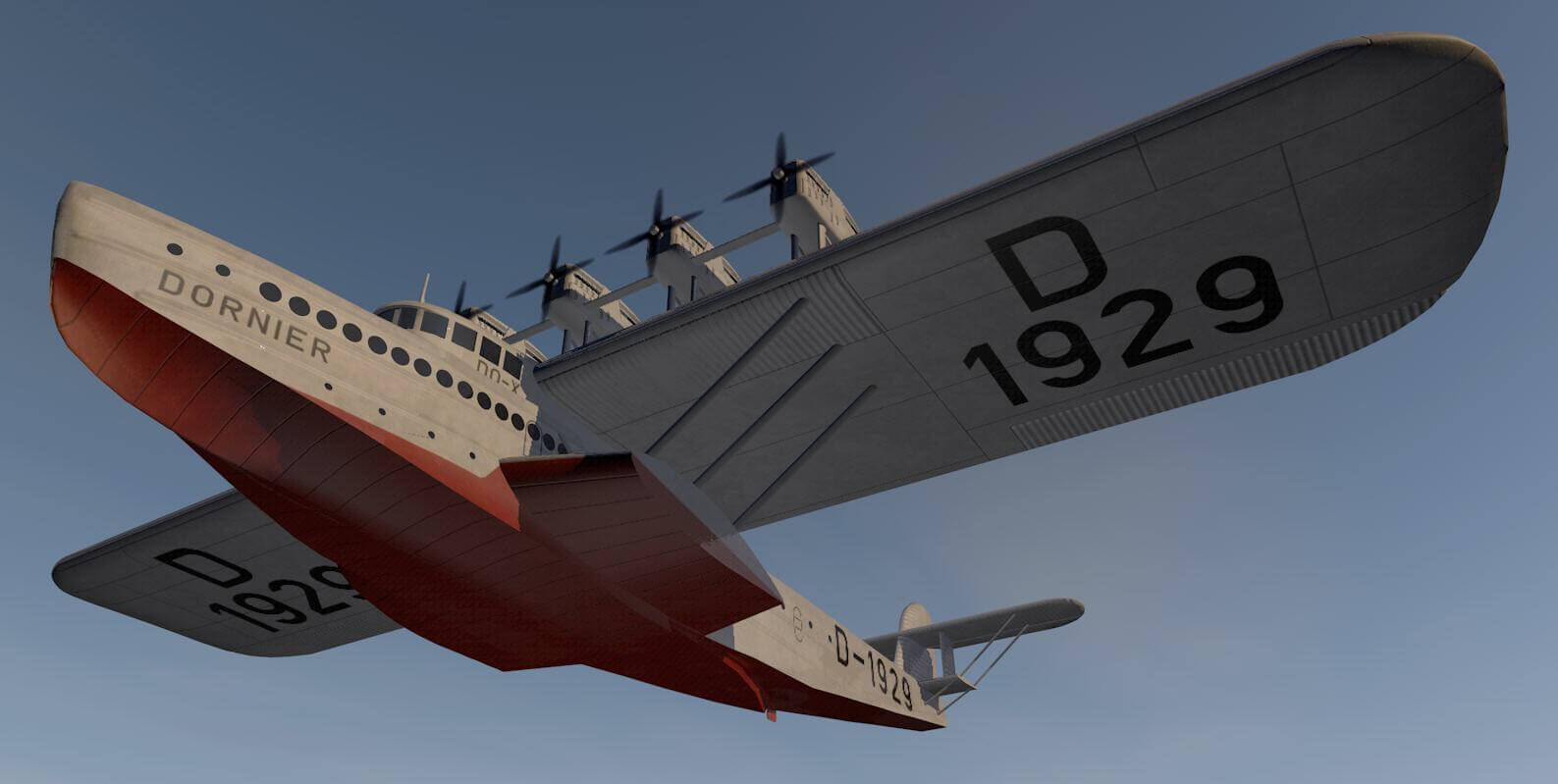 Dornier Do-X 3D Model by ChipBassChaos